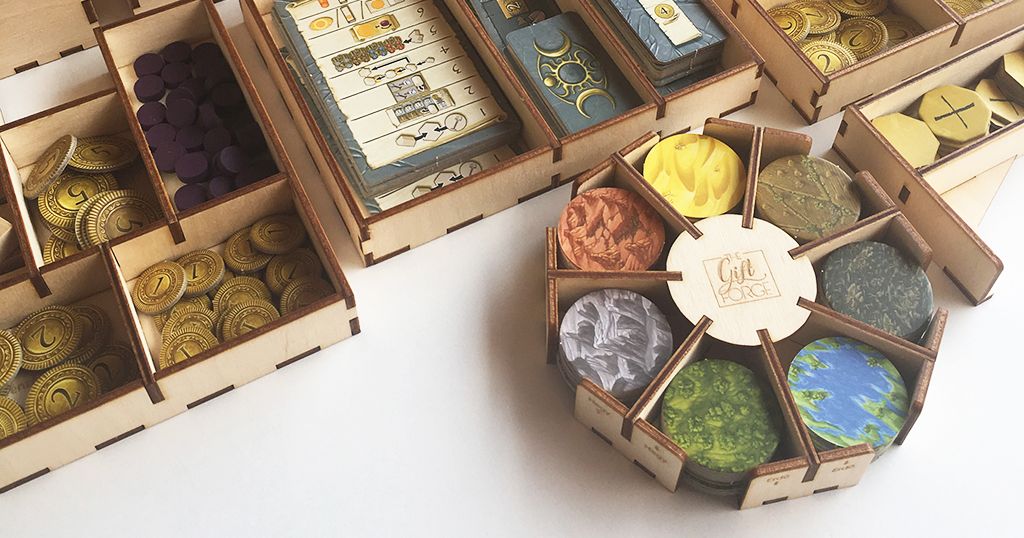 Terra Mystica: The GiftForge Base Insert | Board Game Accessory ...