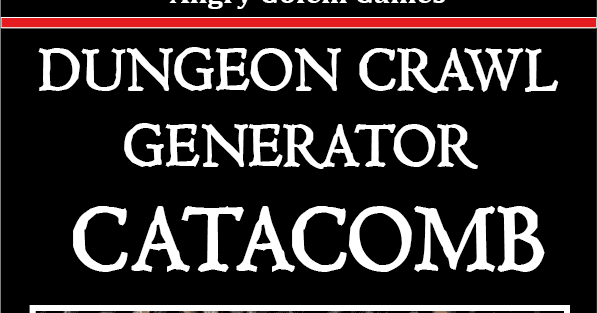 Dungeon Crawl Generator Catacomb | RPG Item | RPGGeek