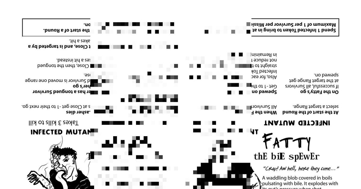 Infected Cards | RPG Item | RPGGeek