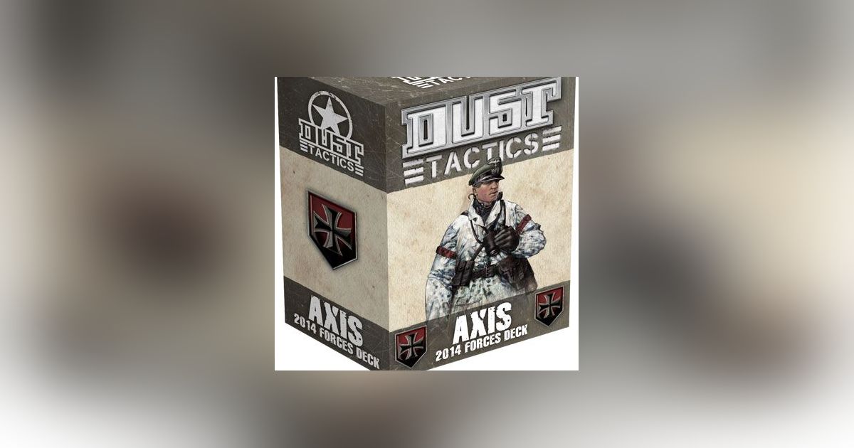 Dust Tactics: Axis 2014 Forces Deck | Board Game | BoardGameGeek