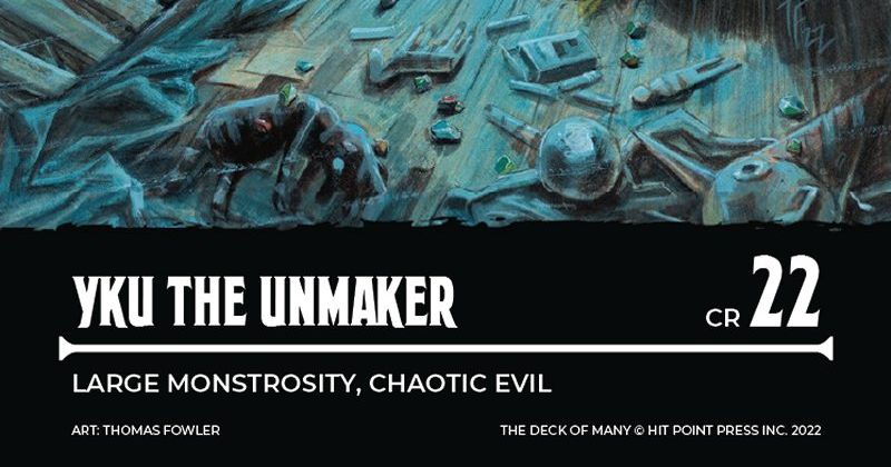 Big Bad 043: Yku the Unmaker Reference Cards | RPG Item | RPGGeek