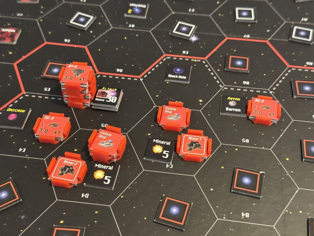 Token Holder / Counter Sled New Version | Space Empires 4X