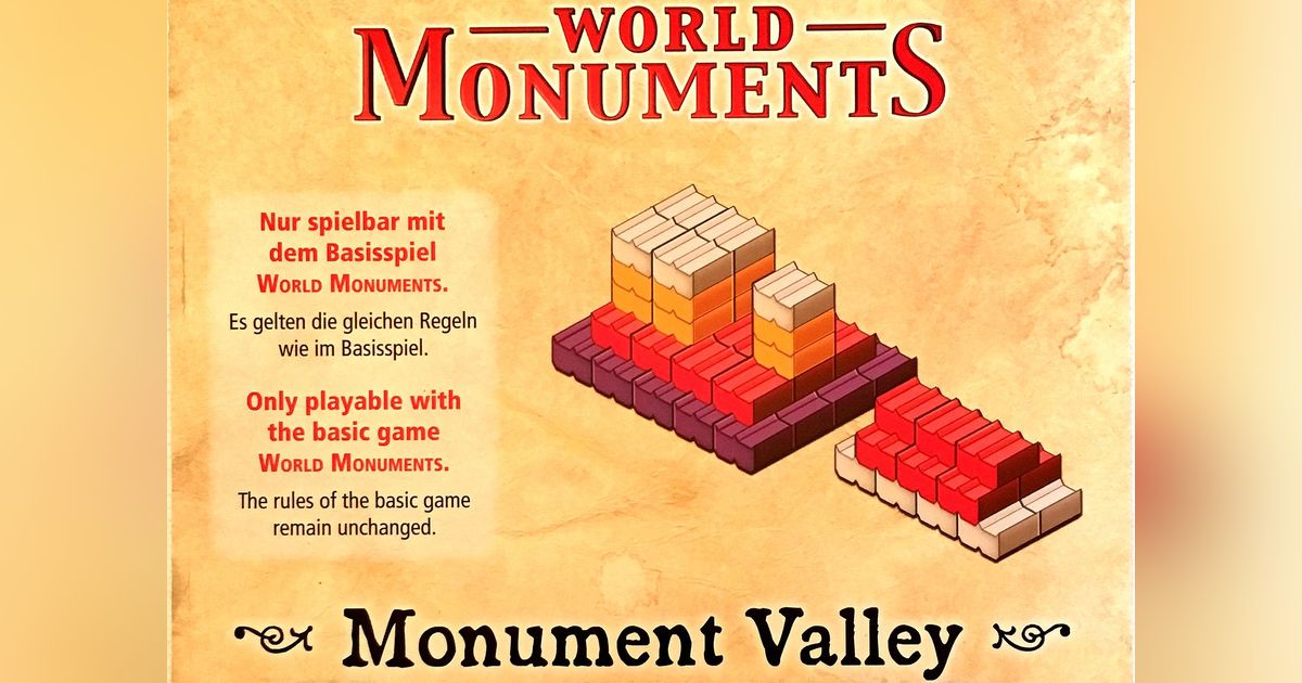 World Monuments: Monument Valley | Board Game | BoardGameGeek