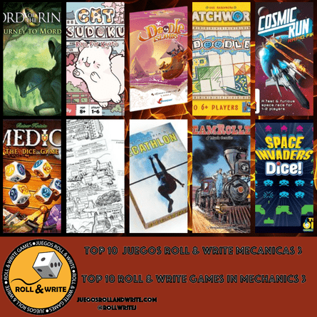 Top 10 Roll & Write Games with the best Themes - Part 3 | Juegos Roll ...