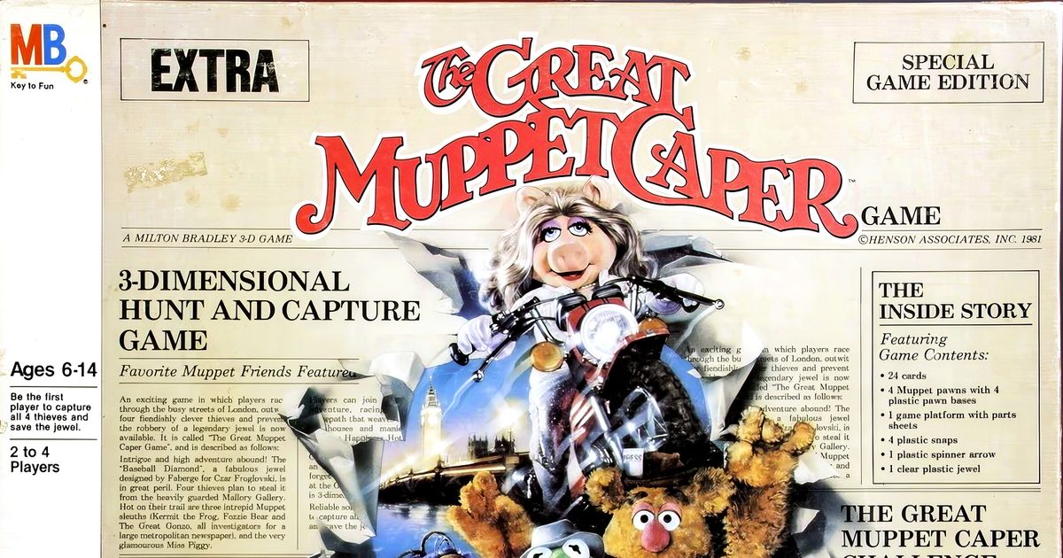 The Great Muppet Caper Game | Board Game | BoardGameGeek