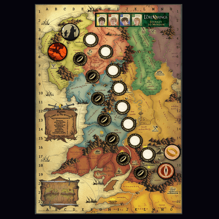 Remake: The Lord of the Rings: Journey to Mordor | Juegos Roll & Write