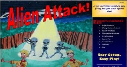 Alien Attack! | Board Game | BoardGameGeek