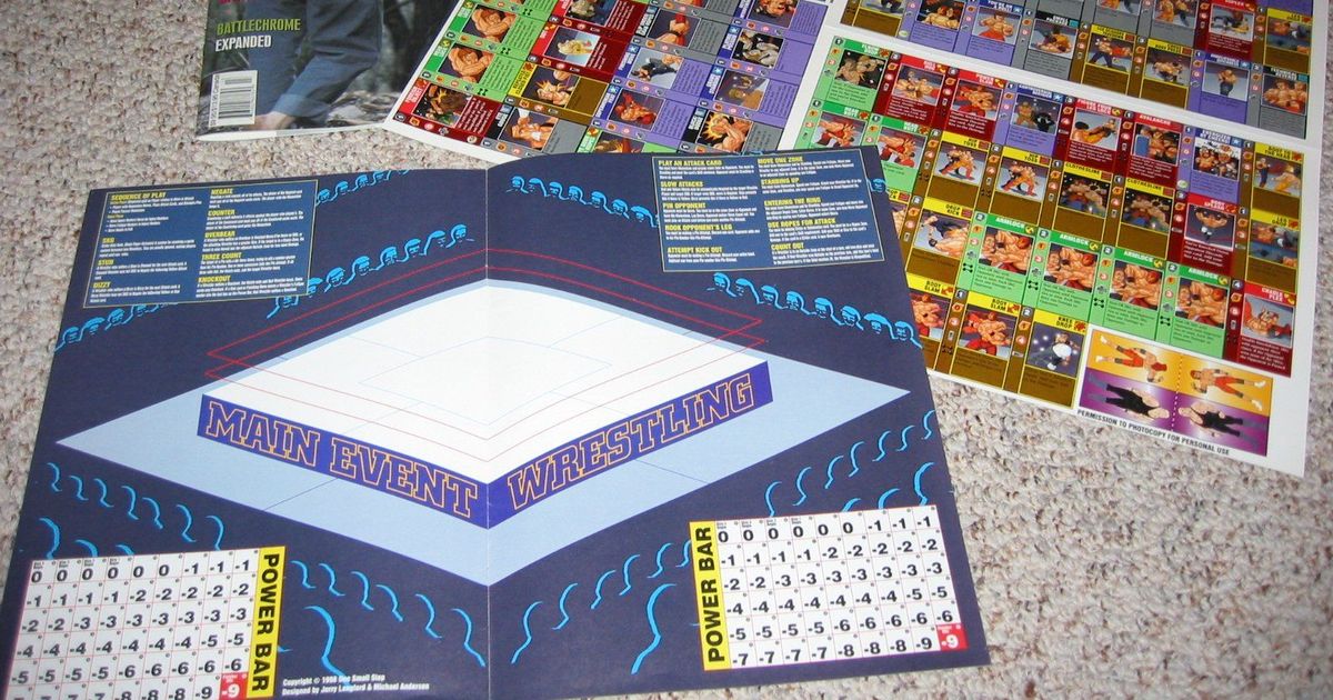 Main Event Wrestling | Board Game | BoardGameGeek