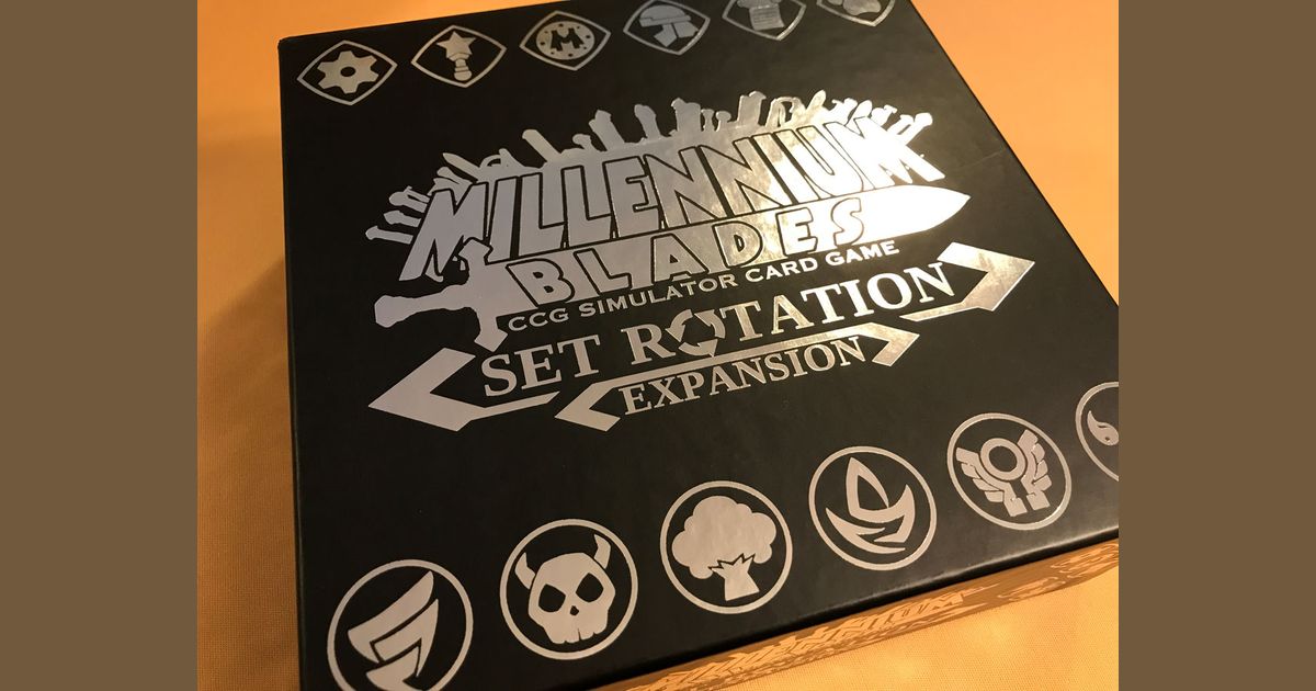 Shiny Boxes and Card Packs with Millennium Blades | Gameward Bound