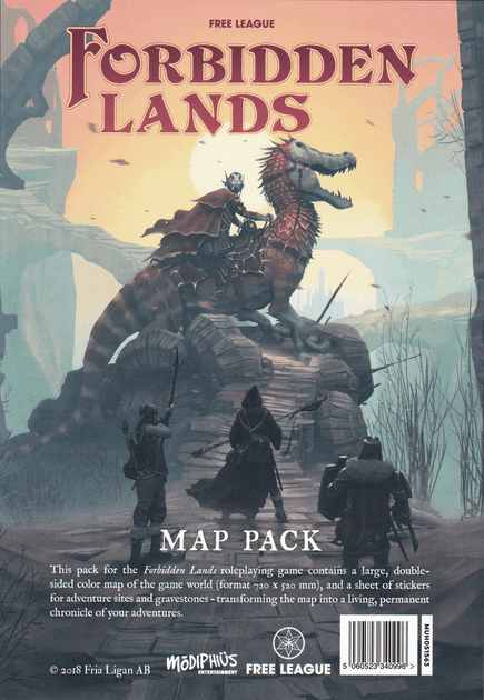 Forbidden Lands Map Pack | RPG Item | RPGGeek