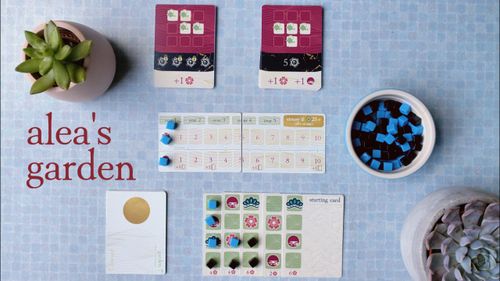 alea's garden - cosy polyomino deckbuilding game (winner of 2025 BGG ...