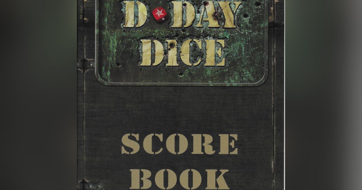 D-Day Dice (Second Edition): Score Book | Board Game Accessory ...