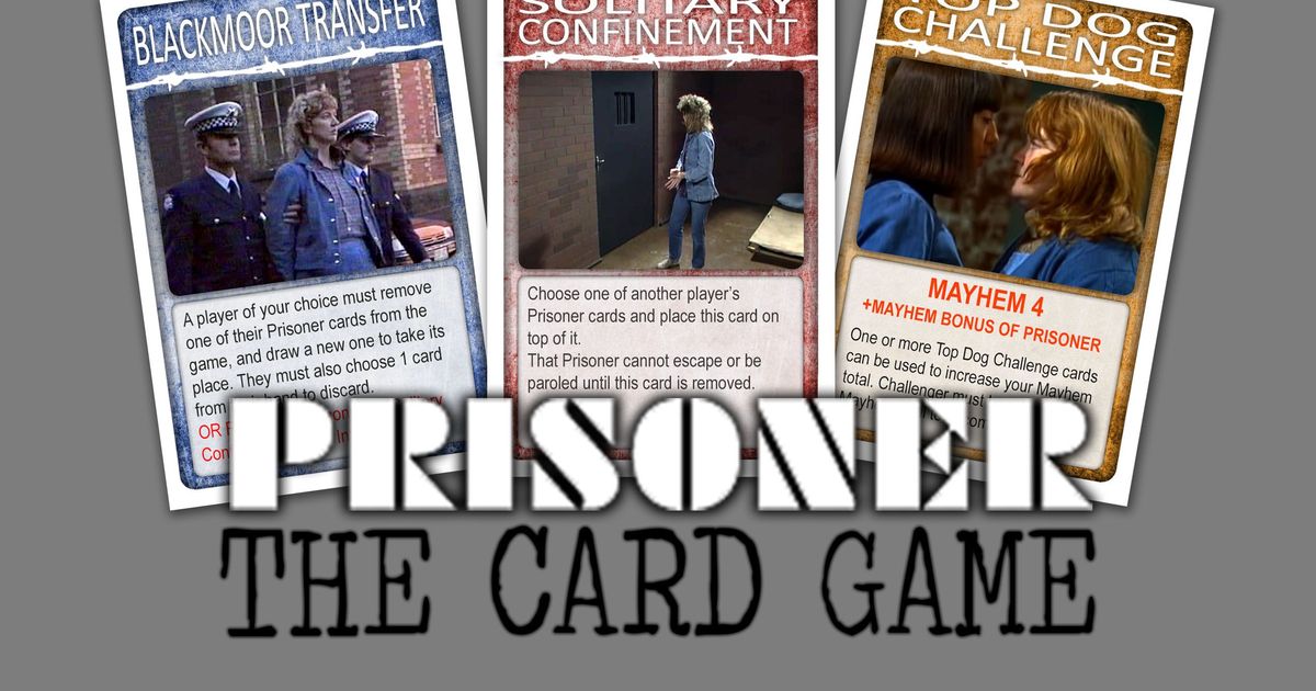 Prisoner Cell Block H Card Game | Board Game | BoardGameGeek
