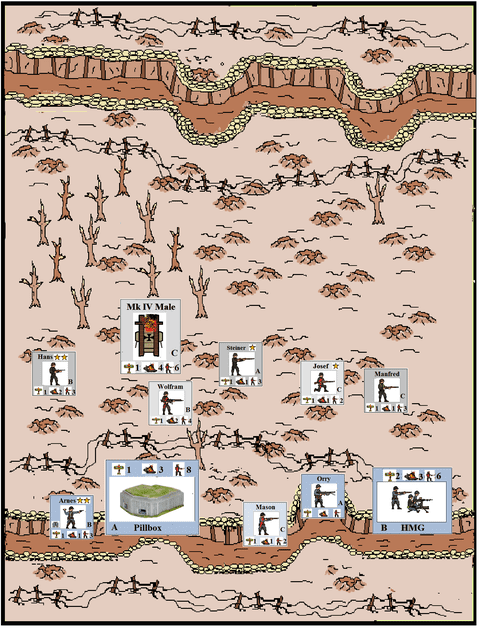 Trench War: A Solitaire Game of Tactical Combat in the Trenches of the ...