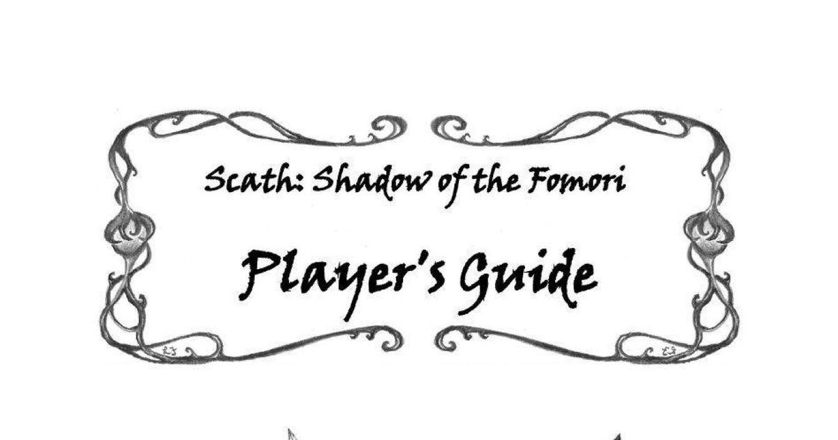 Scath: Shadow of the Fomori Player's Guide | RPG Item | RPGGeek