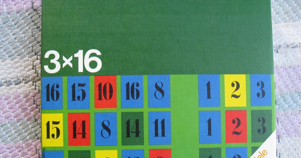 3x16 | Board Game | BoardGameGeek