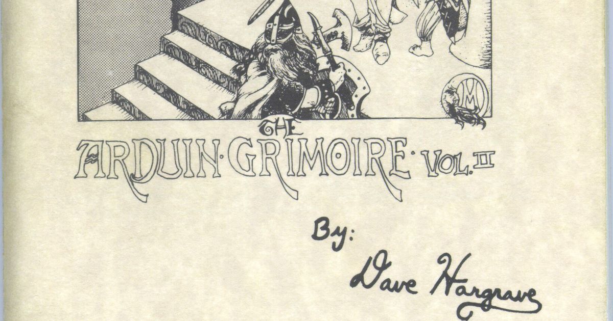 The Arduin Grimoire 2: Welcome To Skull Tower | RPG Item | RPGGeek