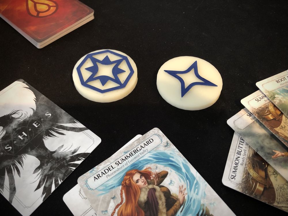 3d Custom Action Tokens | Ashes Reborn: Rise of the Phoenixborn