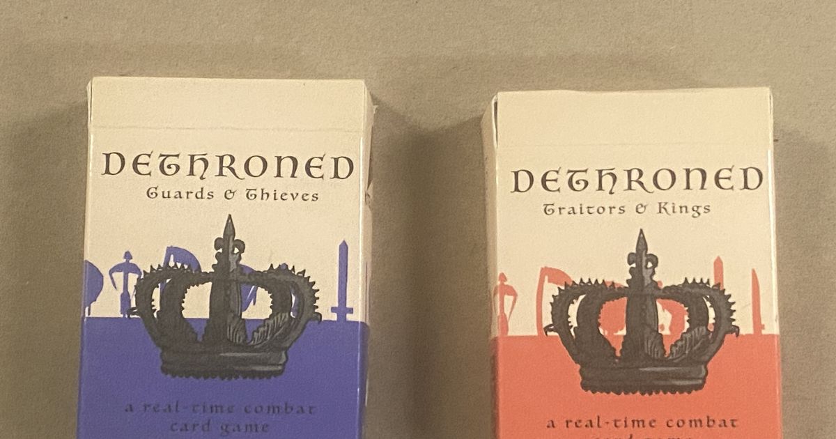 DETHRONED: The Real-Time Combat Card Game | Board Game | BoardGameGeek