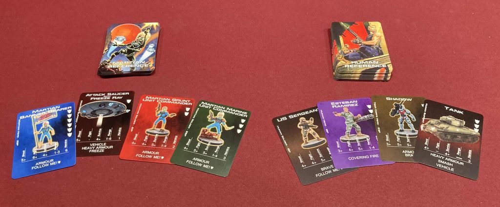 Mars Attacks Reference Cards - Ready to send to playing card printing ...