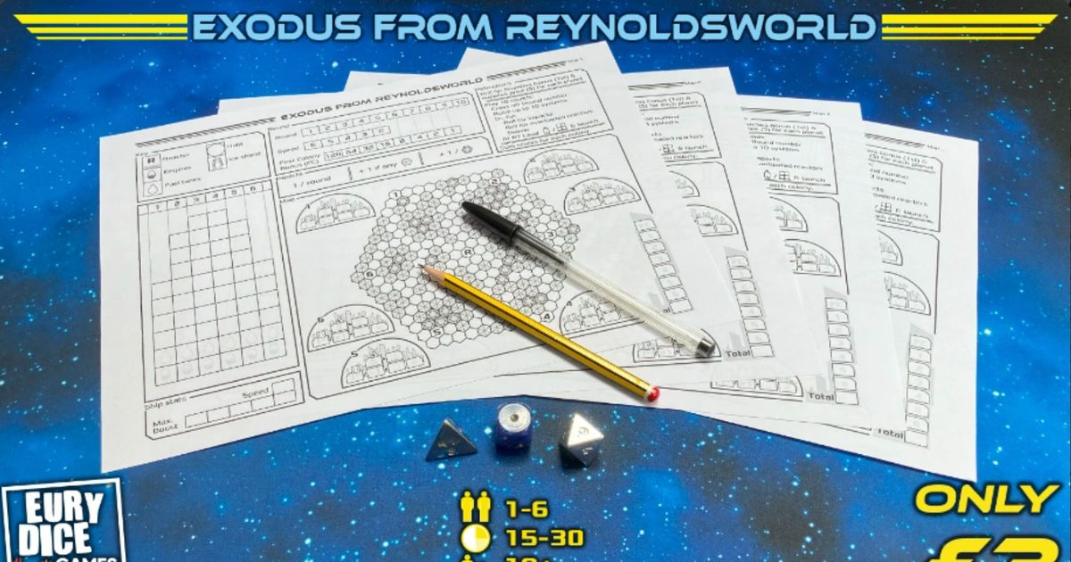 Exodus from Reynoldsworld | Board Game | BoardGameGeek
