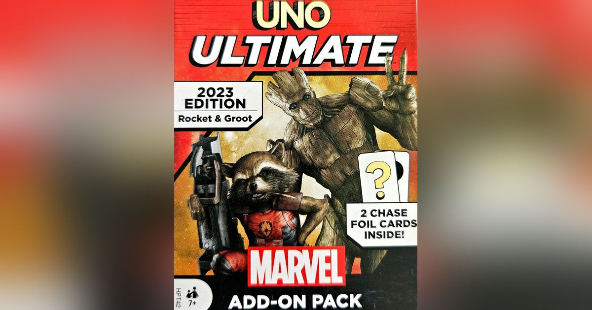 UNO Ultimate: Add-on Pack – Rocket & Groot | Board Game | BoardGameGeek
