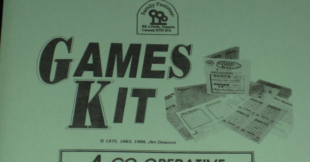 Games Kit: 4 Cooperative Pencil & Paper Games | Board Game | BoardGameGeek