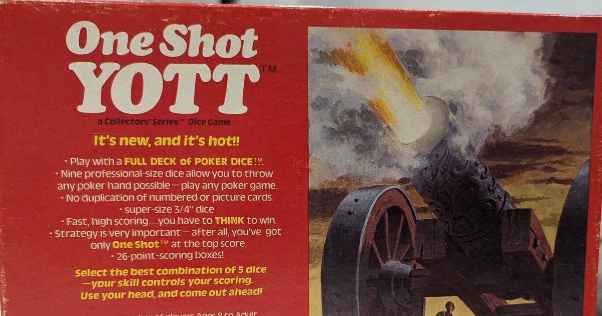 One Shot Yott | Board Game | BoardGameGeek