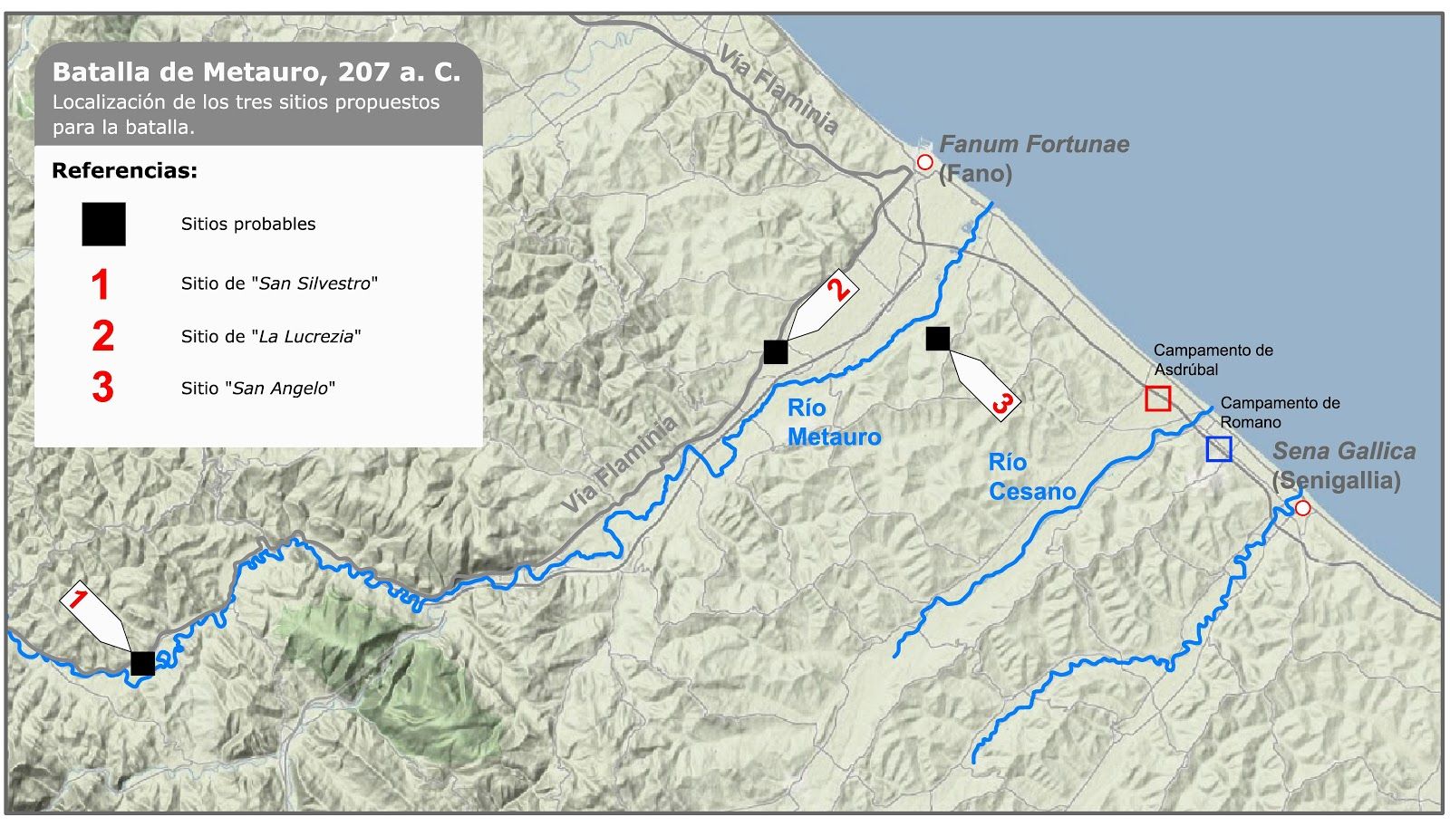 Sant'Angelo | The Battle of The Metaurus Northern Italy 207 BC