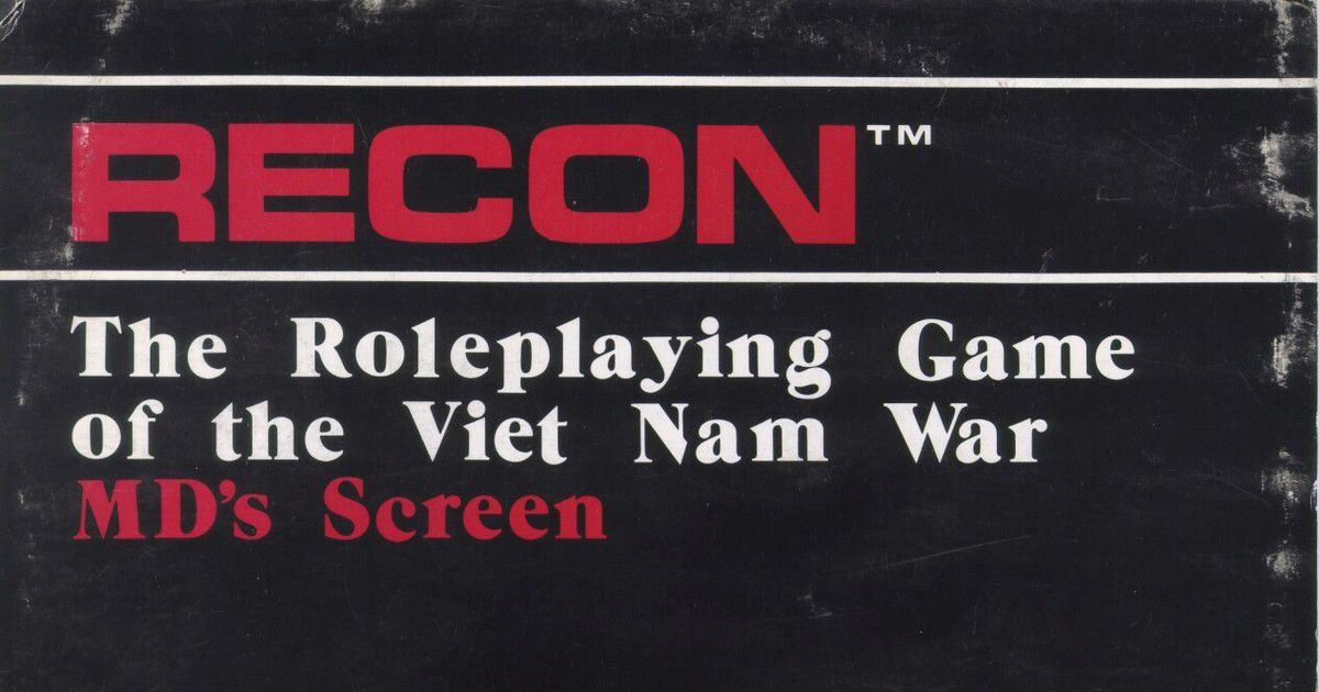 Recon MD's Screen | RPG Item | RPGGeek