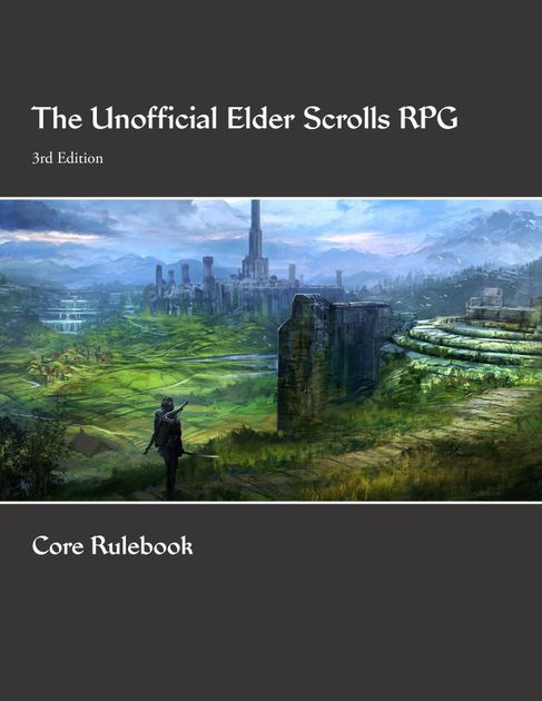 The Unofficial Elder Scrolls RPG: Core Rulebook (3rd Edition) | RPG ...