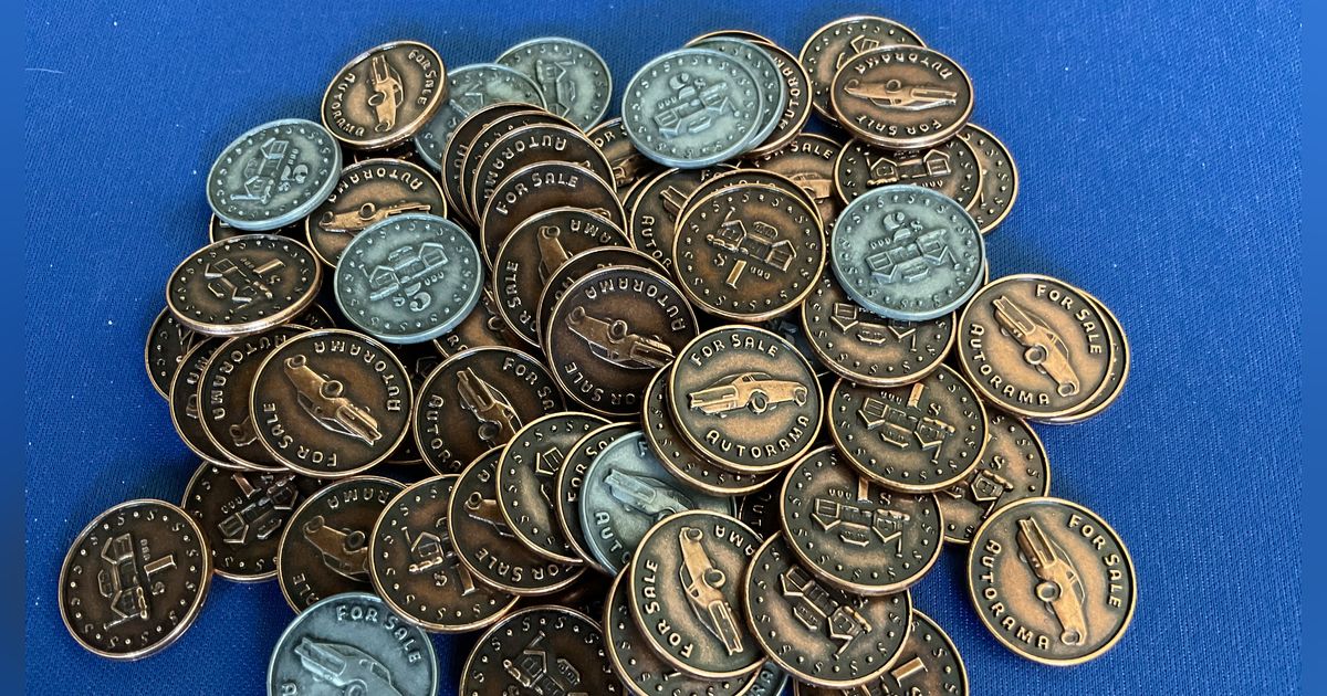 For Sale: Metal Coins | Board Game Accessory | BoardGameGeek