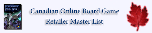 Canadian Board Game Retailer List - 2017
