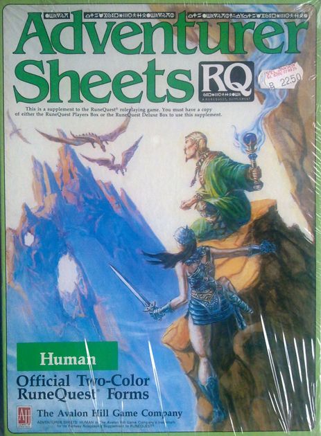 Adventurer Sheets: Human | RPG Item | BoardGameGeek