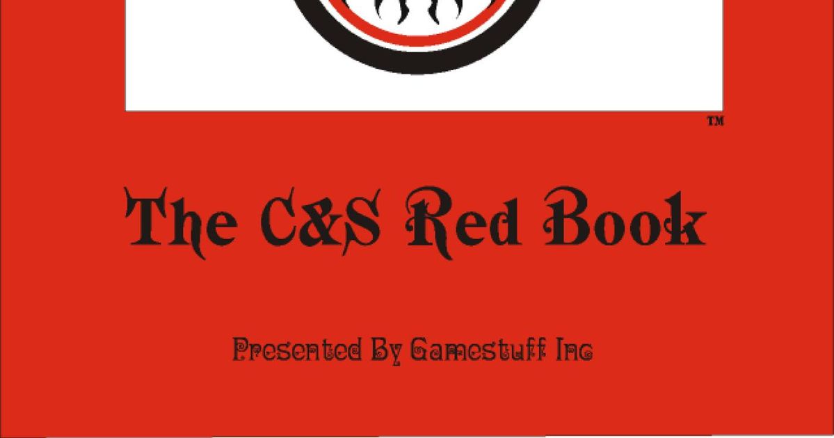 The C&S Red Book | RPG Item | BoardGameGeek