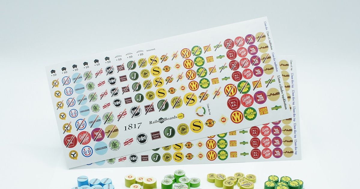 1817: Cube4Me Wooden Tokens | Board Game Accessory | BoardGameGeek