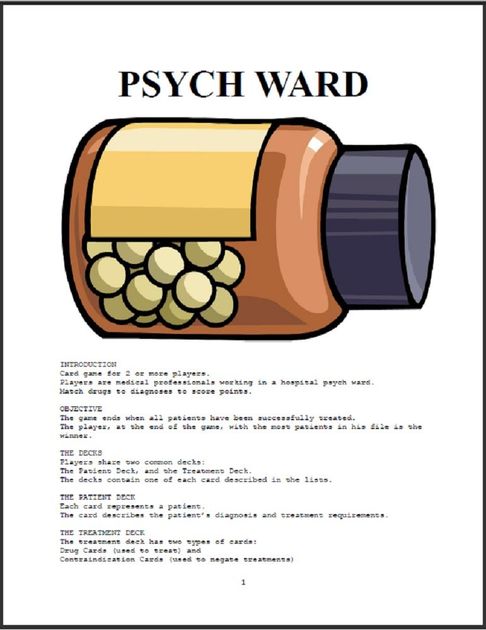 Psych Ward | Board Game | BoardGameGeek