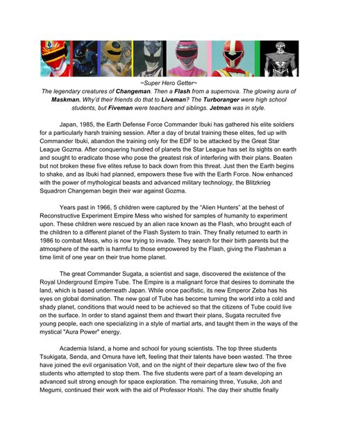 Showa Era Super Sentai Part 2 | RPG Item | RPGGeek