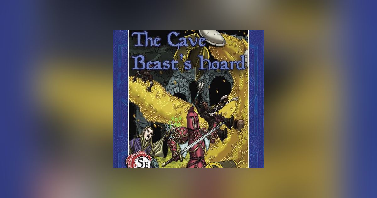 B04: The Cave Beast's Hoard (5E) | RPG Item | RPGGeek