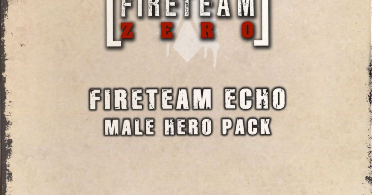 Fireteam Zero: Fireteam Echo Male Hero Pack | Board Game | BoardGameGeek