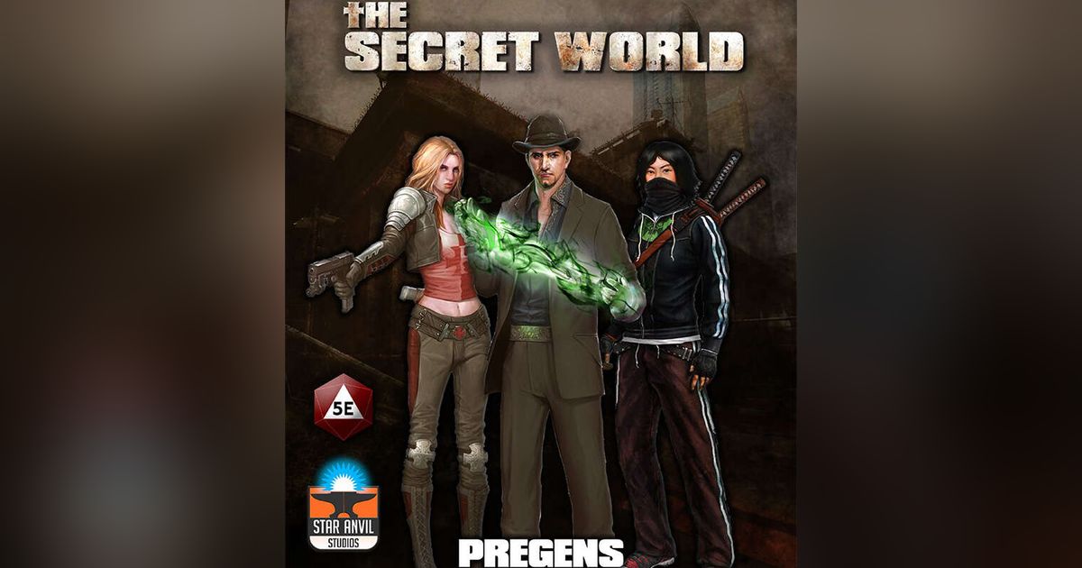 The Secret World Pregens | RPG Item | RPGGeek