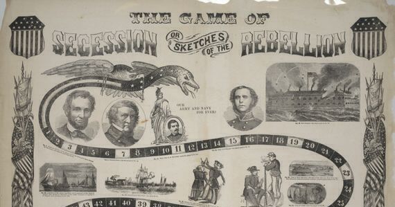 The Game of Secession, or Sketches of the Rebellion | Board Game ...