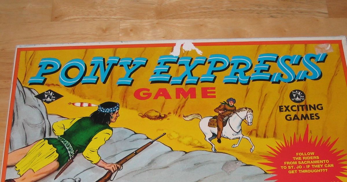 Pony Express Game | Board Game | BoardGameGeek