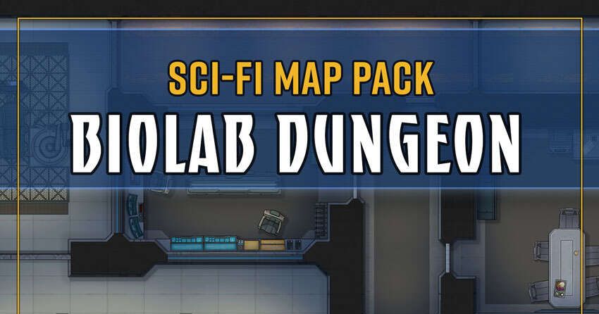 Sci-Fi Map Pack: Biolab Dungeon | RPG Item | RPGGeek
