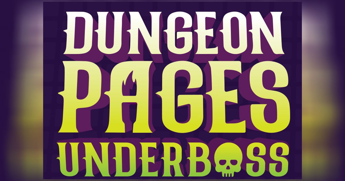 Dungeon Pages: Underboss | Board Game | BoardGameGeek
