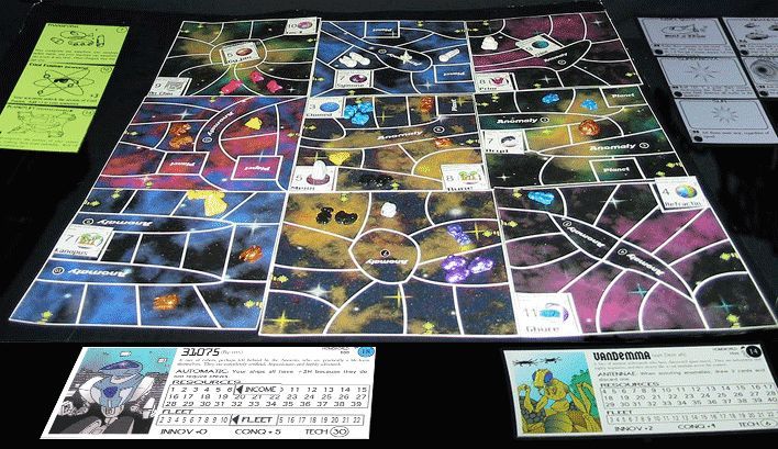 The first board game I made - It's a 4X space game : r/boardgames
