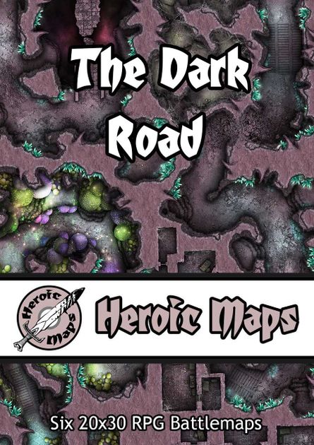 Heroic Maps: The Dark Road | RPG Item | RPGGeek