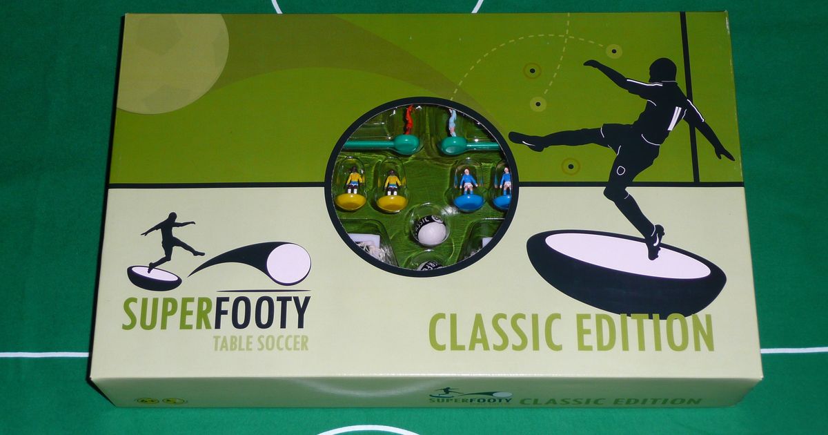 SuperFooty Table Soccer | Board Game | BoardGameGeek