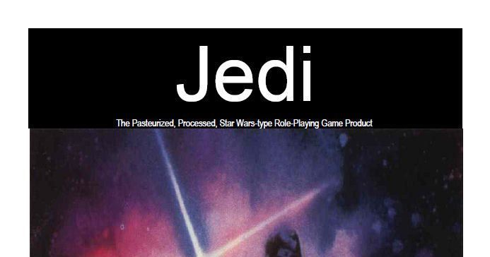 Jedi | RPG Item | RPGGeek