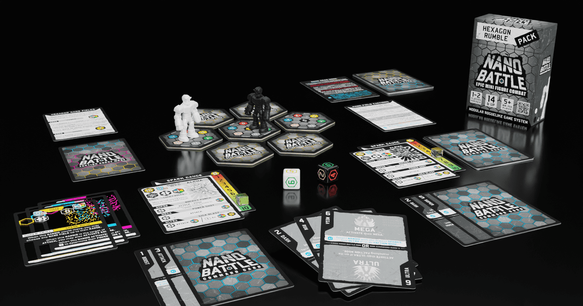 Nano Battle: Epic Mini Figure Combat | Board Game | BoardGameGeek